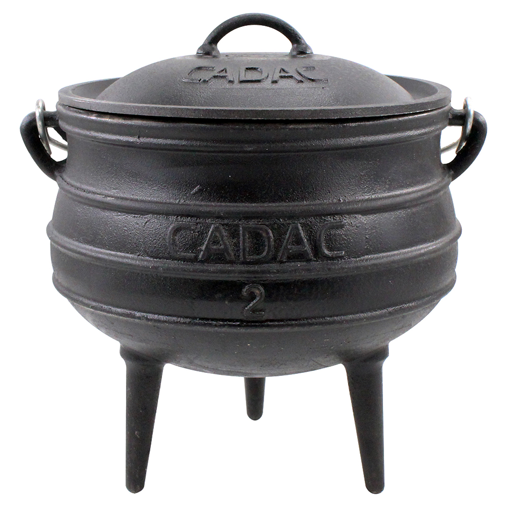 No.2 Cast Iron Potjie Pot - Binuns