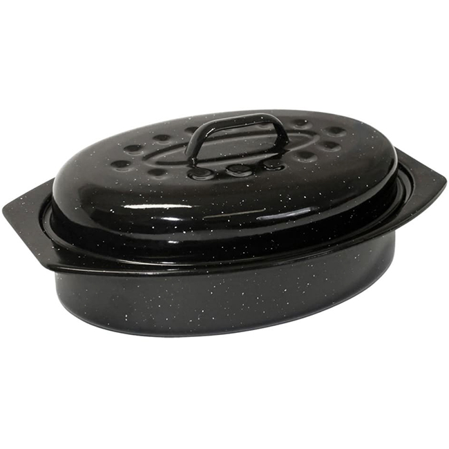 Oval Enamel Casserole - Binuns South Africa