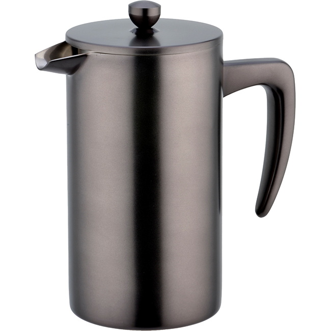Sidamo 8 Cup Double Walled Stainless Steel Coffee Plunger, 1L - Binuns