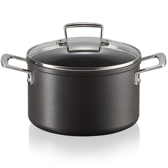 Toughened Non-Stick Deep Casserole With Glass Lid – Binuns South Africa