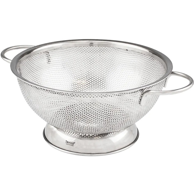 Stainless Steel Perforated Colander - Binuns South Africa
