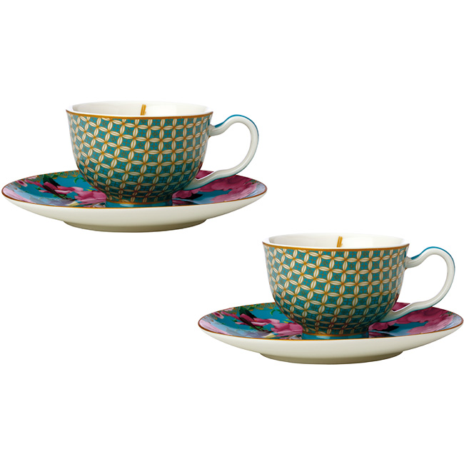 Teas & C's Silk Road Footed Demi Cup & Saucer, Set Of 2 - Binuns South ...