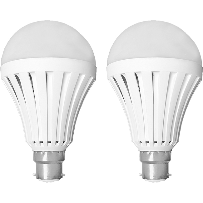 IntelliGent Loadshedding Rechargeable Smart LED Light Bulb, Set Of 2 ...