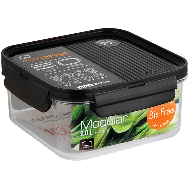 Modular Square Storage Container With Lid - Binuns South Africa