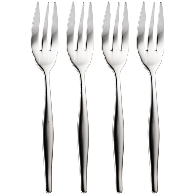 Slimline Cake Fork Set, Set Of 4 - Binuns