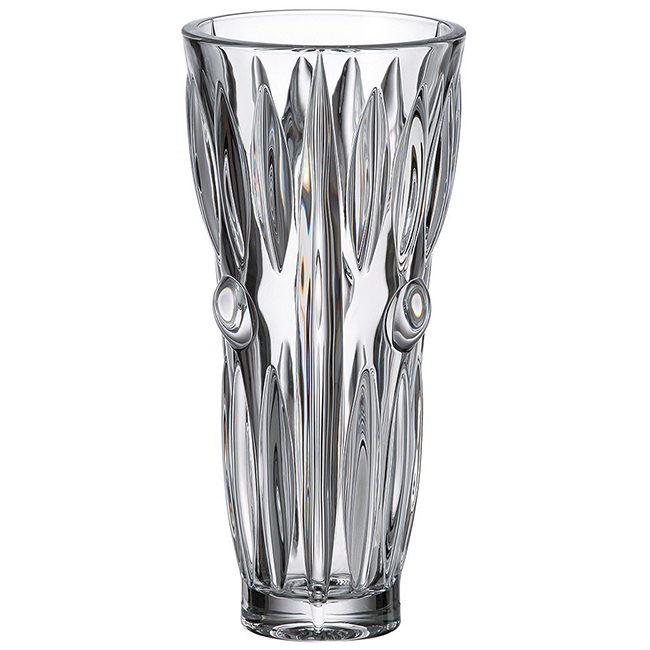 New Nova Pluto Lead-Free Crystal Vase, 28cm - Binuns