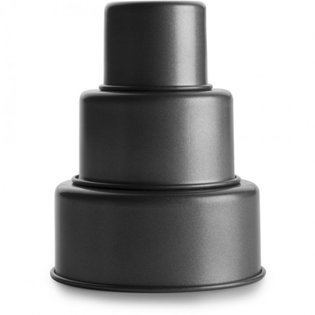 Moka Set Of 3 Mini-Tiered Cake Pans - Binuns