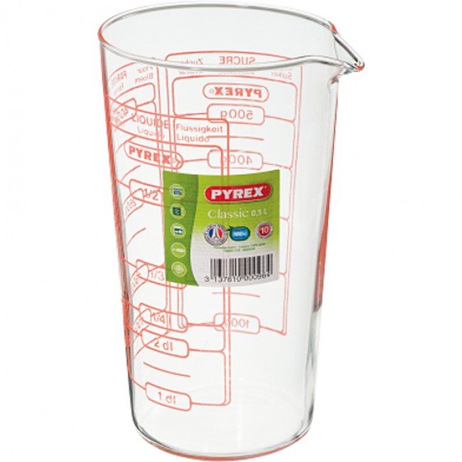 Classic Measuring Jug Without Handles, 500ml - Binuns