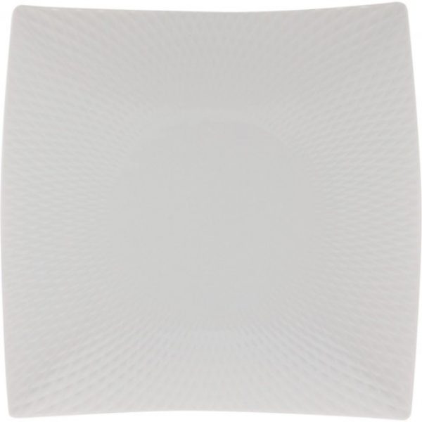 White Basics Diamonds Square Side Plate, 18.5cm - Binuns South Africa