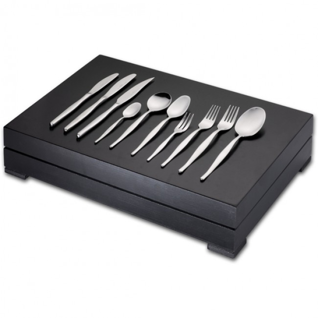 Slimline Canteen Cutlery Set With Steak Knives & Cake Forks, 112pc ...