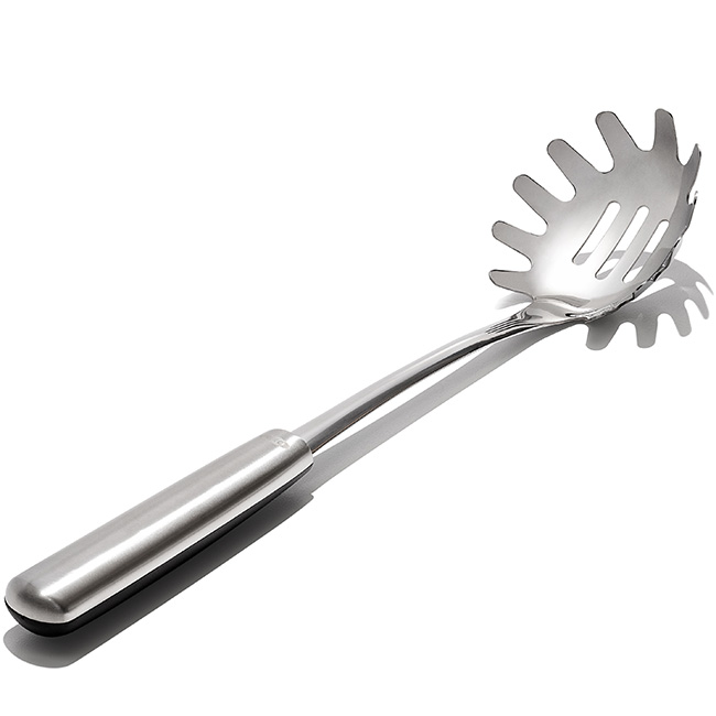 Stainless Steel Spaghetti Server With Non-Slip Touchpoint Grip - Binuns ...