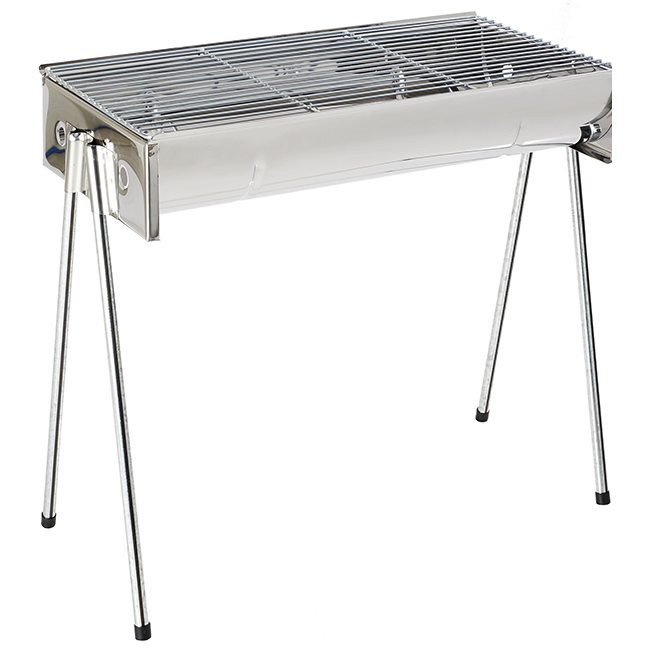 Large Stainless Steel Portable Braai - Binuns South Africa