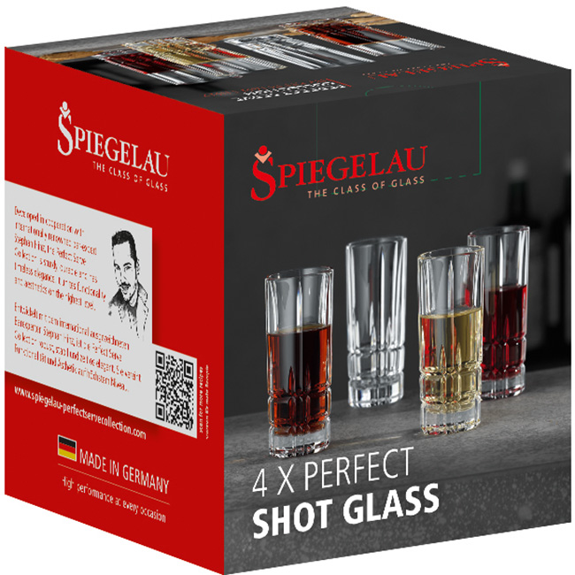 Perfect Serve Shot Glasses, Set Of 4 - Binuns