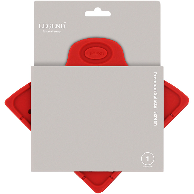 Premium Folding Silicone Splatter Screen, 29cm - Binuns