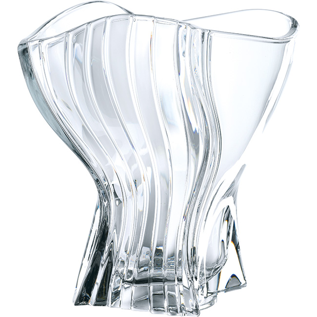 Curve Lead-Free Crystal Vase, 22cm - Binuns South Africa