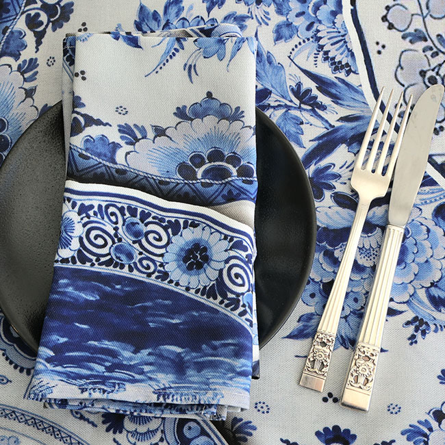 Delft Napkins, Set of 6 - Binuns