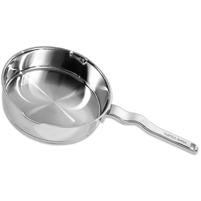 Stainless Steel Deep Frying Pan, Flow, 24cm - Binuns