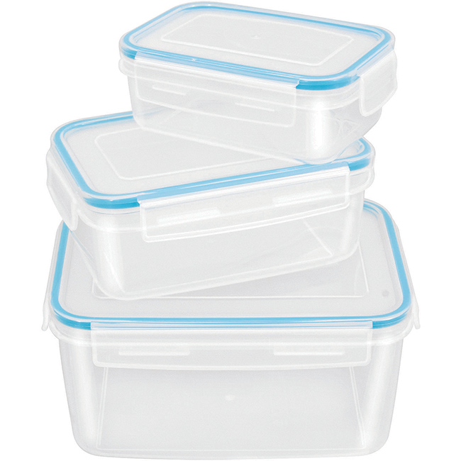 Set Of 3 Rectangular Storage Containers - Binuns South Africa