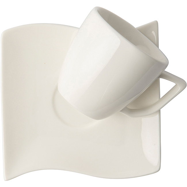 Square Tea Cup & Saucer - Binuns South Africa