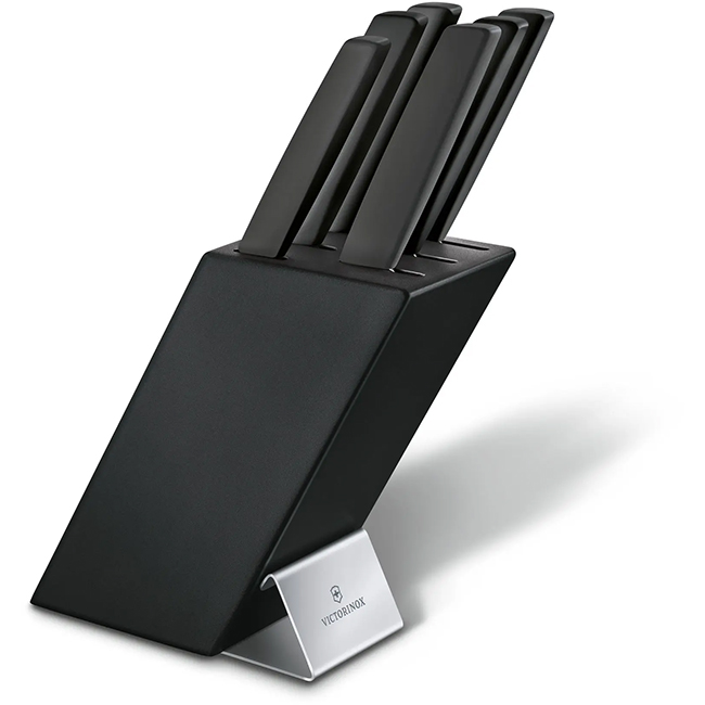 Swiss Modern Knife Block Set, 6pc - Binuns South Africa