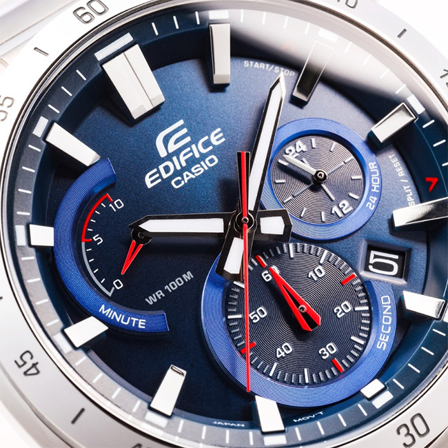 Edifice Men's 100m Chronograph Wrist Watch, EFR-573D-2AVUDF - Binuns ...