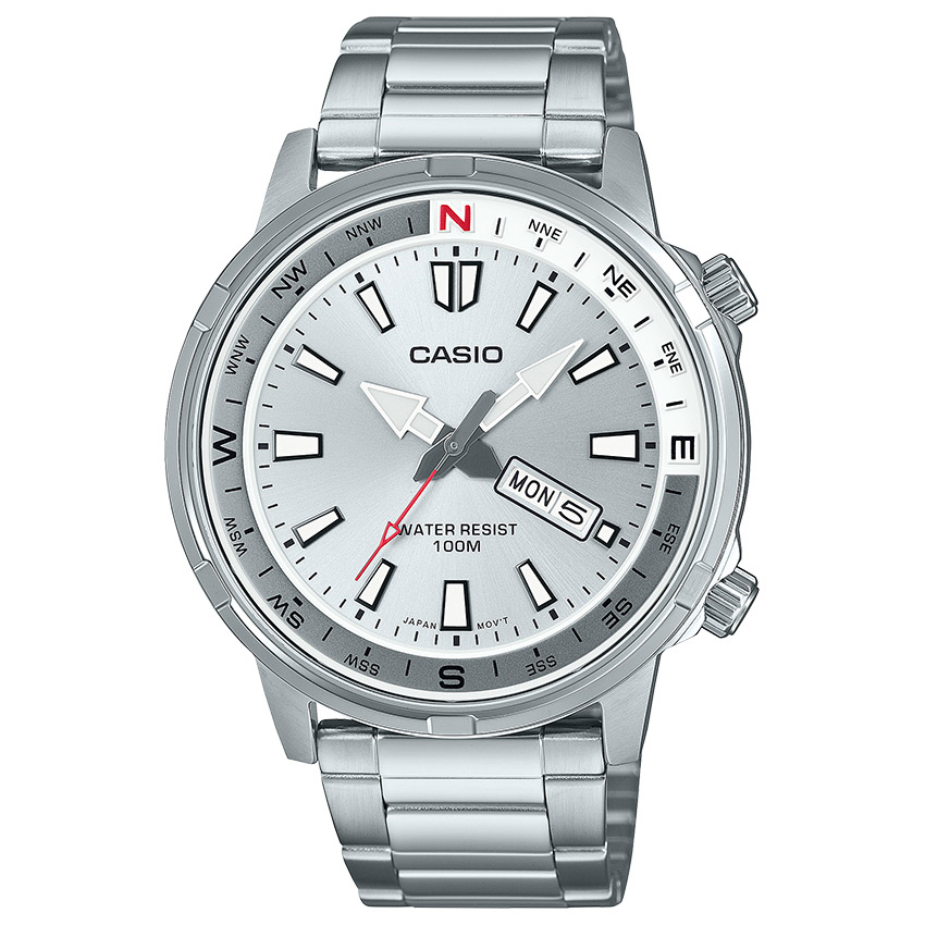 Standard Men's 100 Compass Analogue Wrist Watch, MTD-130D - Binuns ...